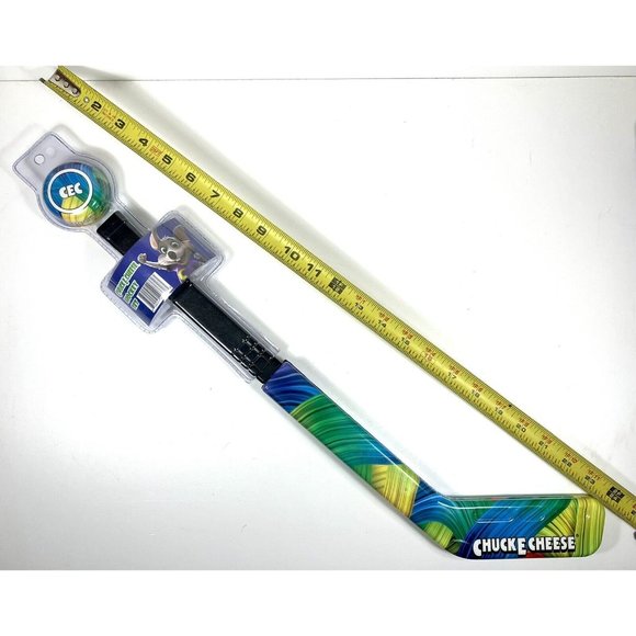 Unbranded | Toys | Chuck E Cheese Hockey Stick Set Plastic 2 Puck New ...